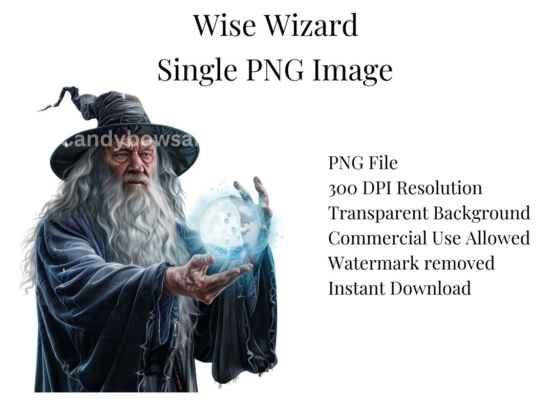 Wizard Ball Single PNG Image - Commercial Use Allowed - Etsy