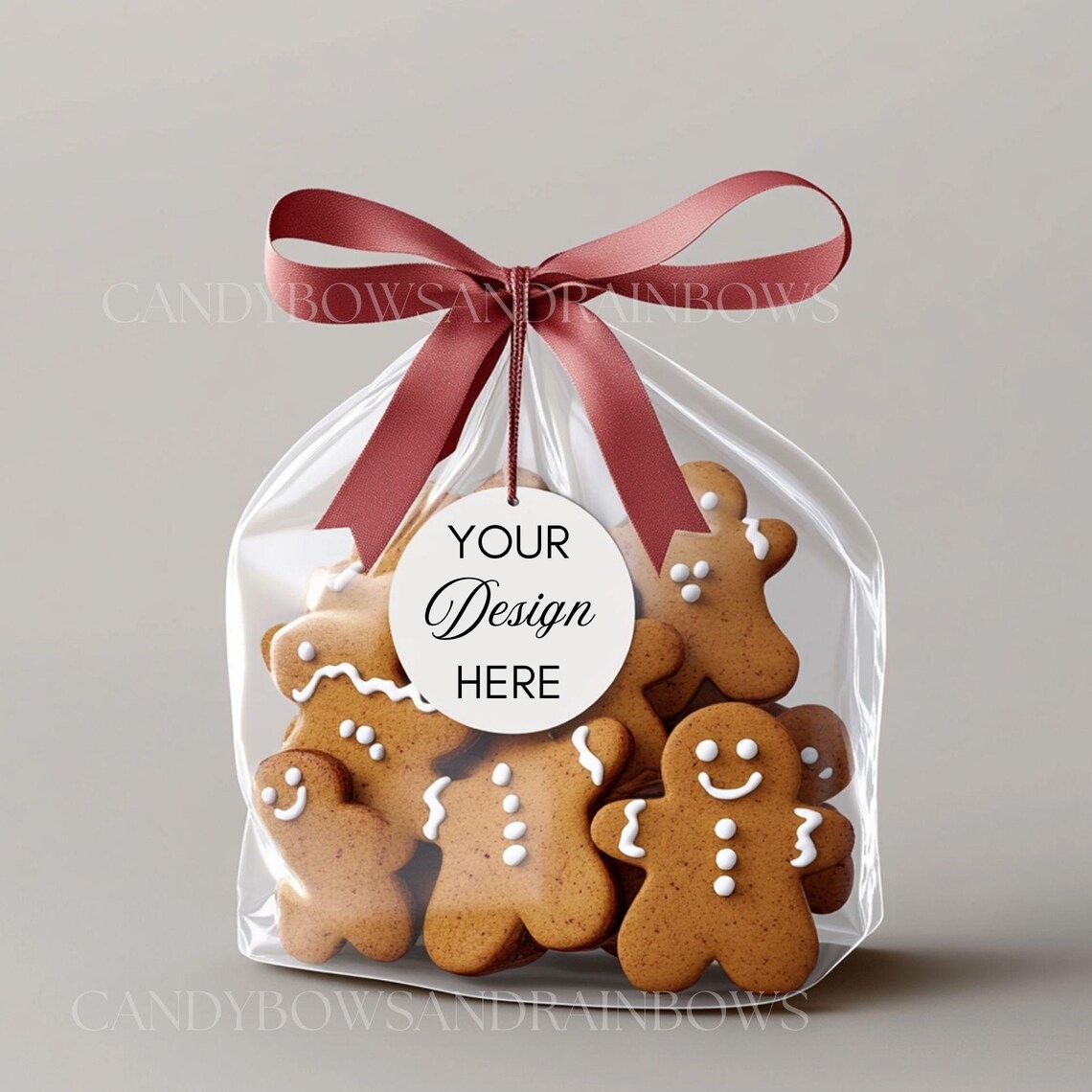 Gingerbread Biscuits Sweet Treats Mockup - Festive Mockup - Sweet ...
