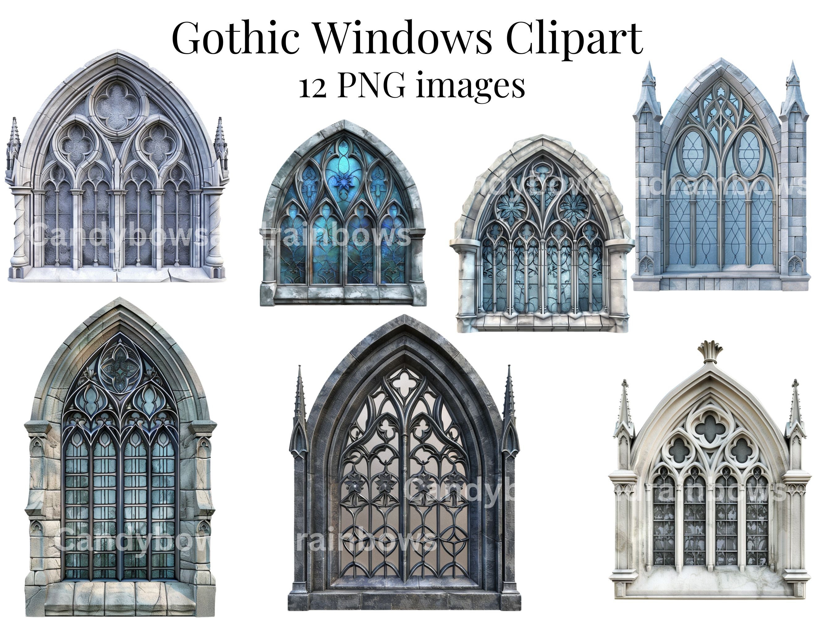 Beautiful Gothic Window Clipart 12 PNG Images of Beautiful Gothic ...