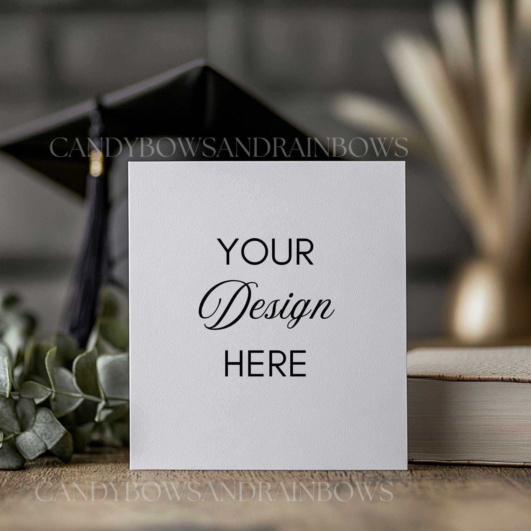 GRADUATION Greetings Card Mockup - Graduate Mockup - Graduation ...