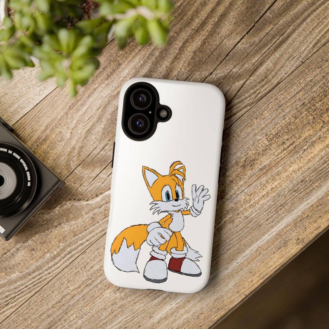 Tails iPhone Case - Sonic Art | Sonic iPhone 16 Tough Case | Miles ...