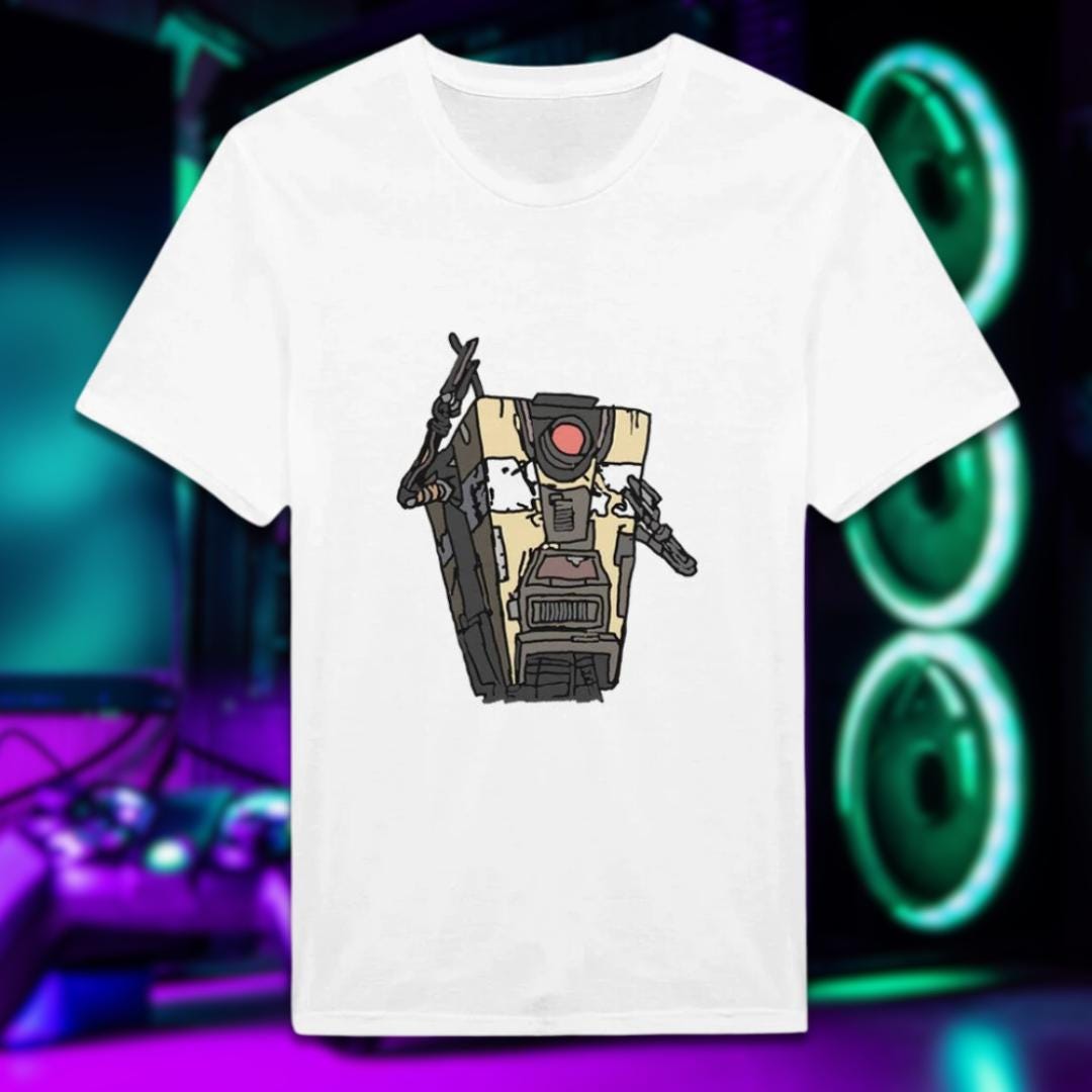 Claptrap T-shirt Borderlands Inspired Artwork 100% Cotton - Etsy