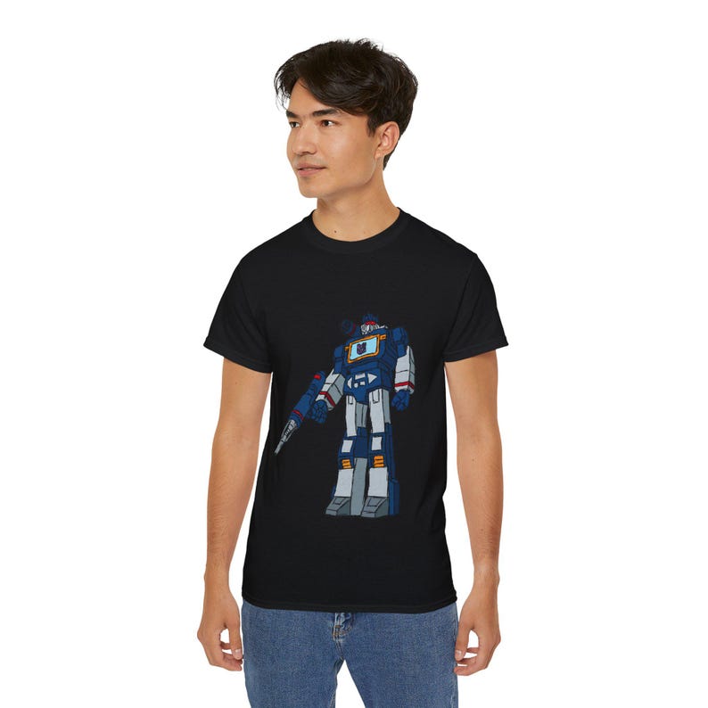Soundwave T-shirt Transformers Art - Decepticon Gift for Him - Gifts ...