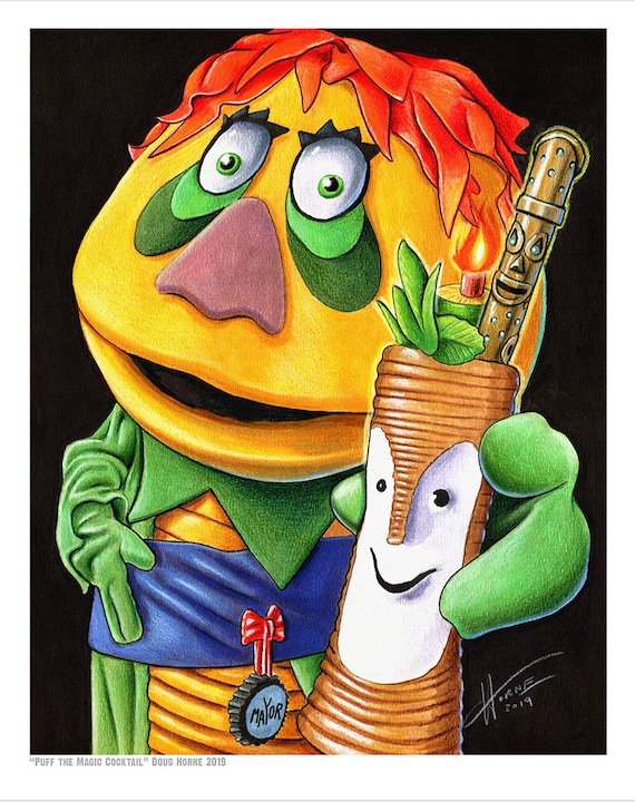 Doug Horne Open Edition 8X10 Print HR Puff N Stuff | Etsy