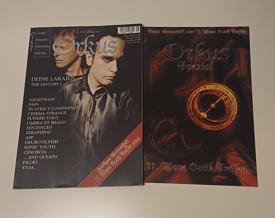ORKUS Gothic Magazine N.7-8 Jul-ago 2002 + Report Wave Gotik Treffen ...