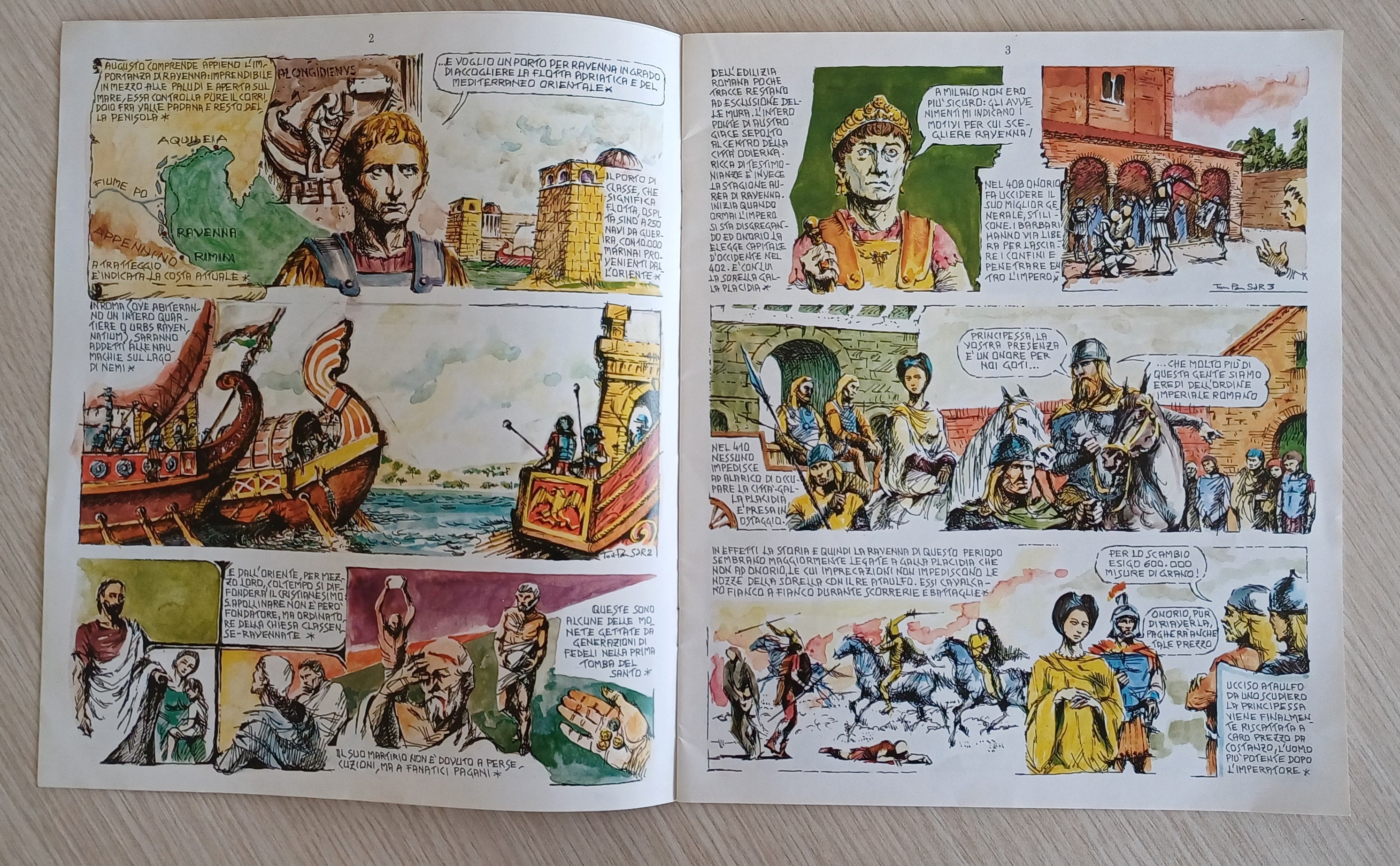 Storia Di Ravenna a Fumetti Vintage Comic Book in Italian - Etsy