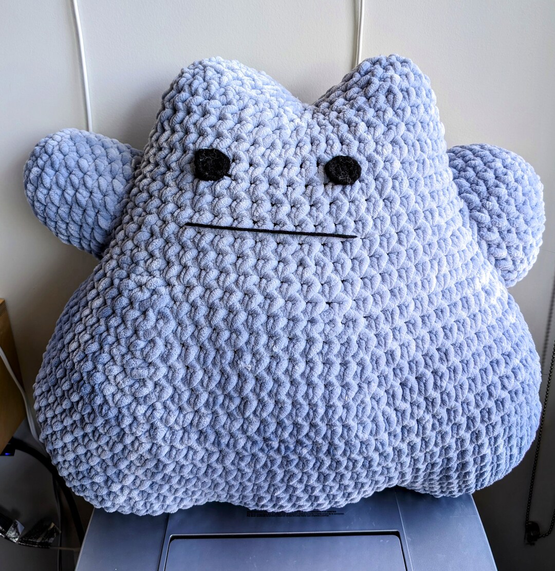 Extra Large Blob Ditto Pokemon Amigurumi Handmade Crochet Plush - Etsy