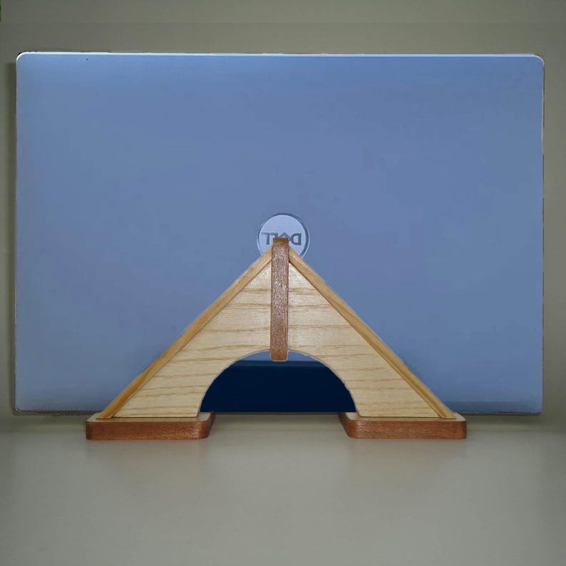 Laptop Vertical Stand Triangular, Laptop Vertical Holder, MacBook ...