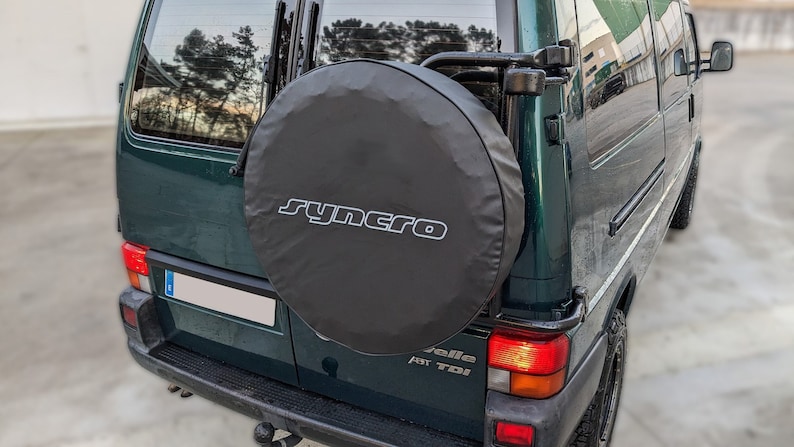 Spare Wheel Cover Volkswagen T4 Syncro - PU Leather, Faux Leather Hi ...