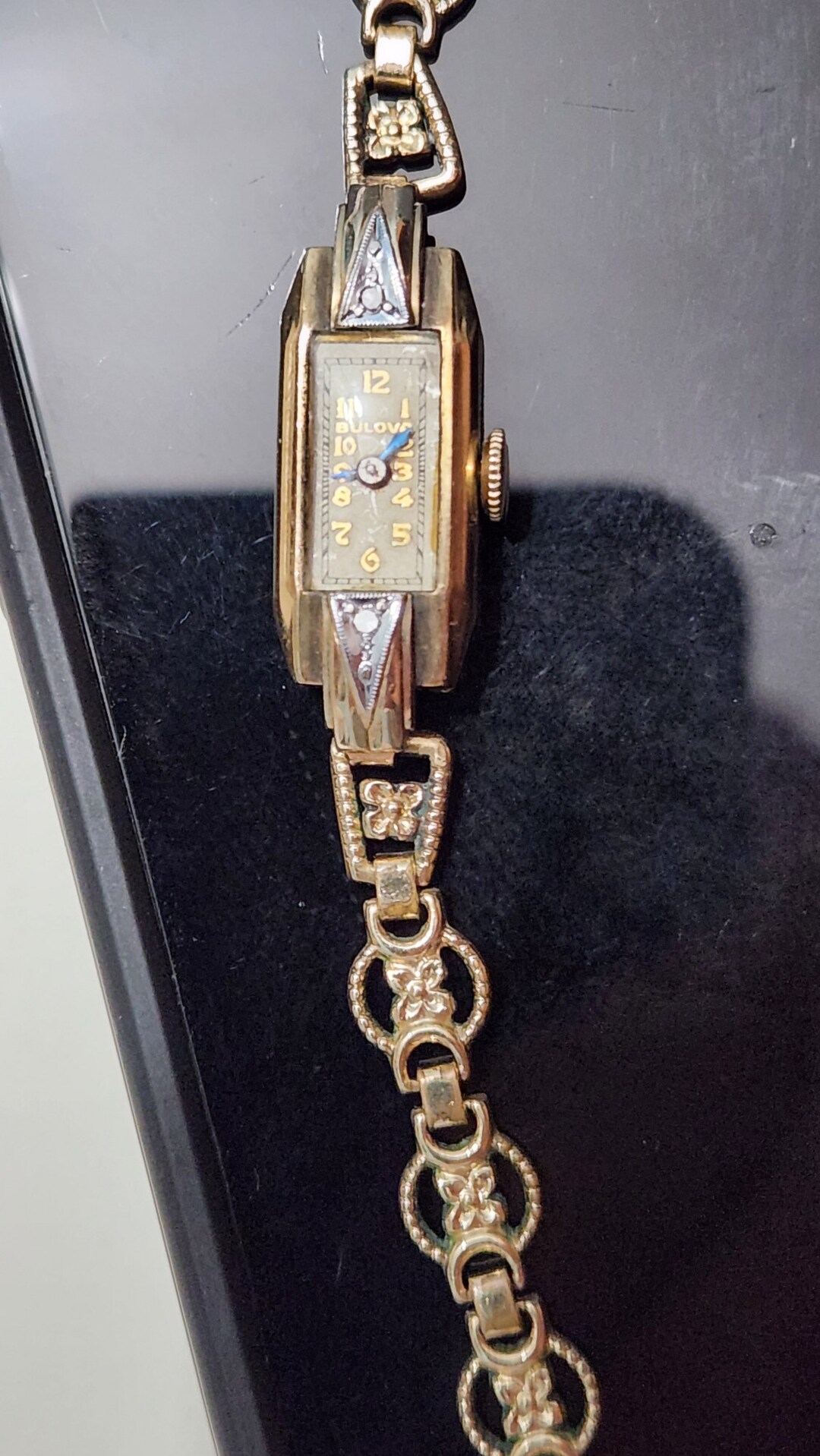 Bulova 1920s Gold and Diamond Dinner Watch - Etsy