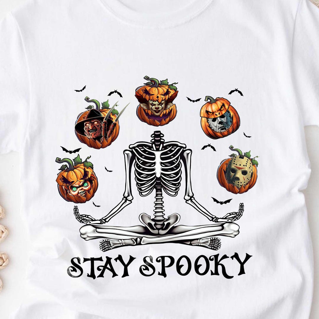 Stay Spooky Png, Halloween Horror Png, Horror Friends Png, Skeleton Png ...