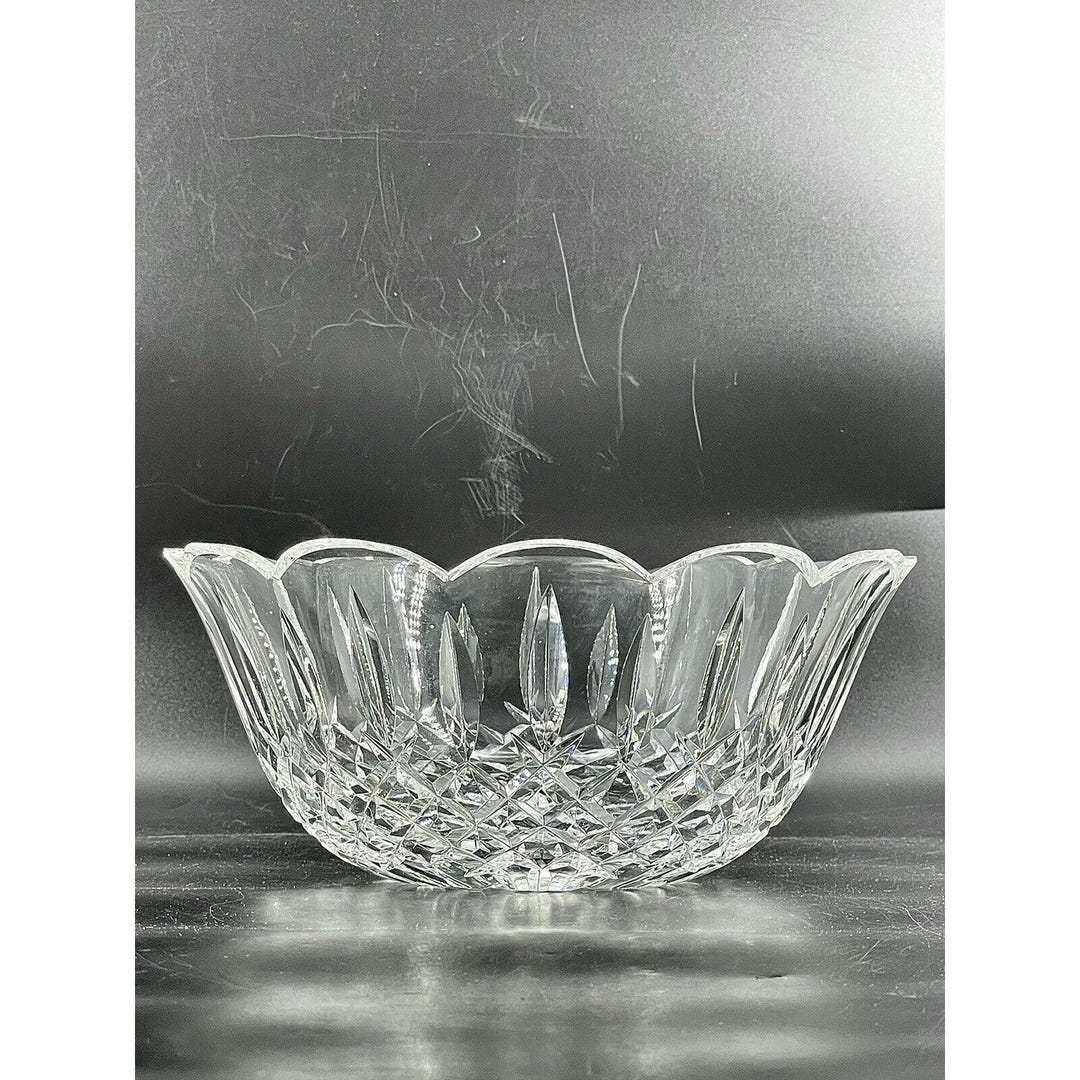 Waterford Crystal LISMORE Scalloped Rim Bowl Centerpiece Serving - Etsy