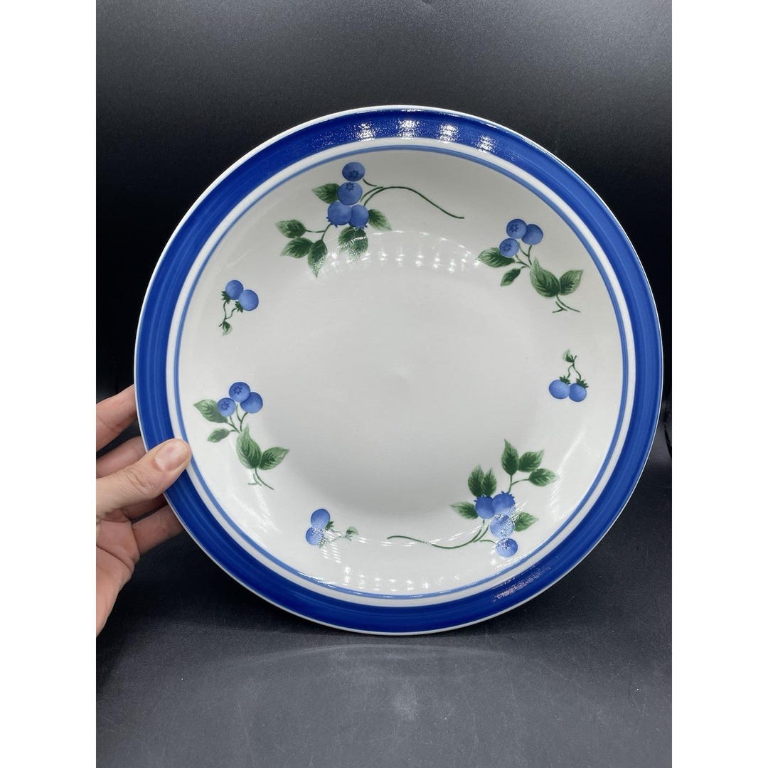 Blueberry by LL Bean Stoneware Pasta Serving Dish Bowl - Etsy