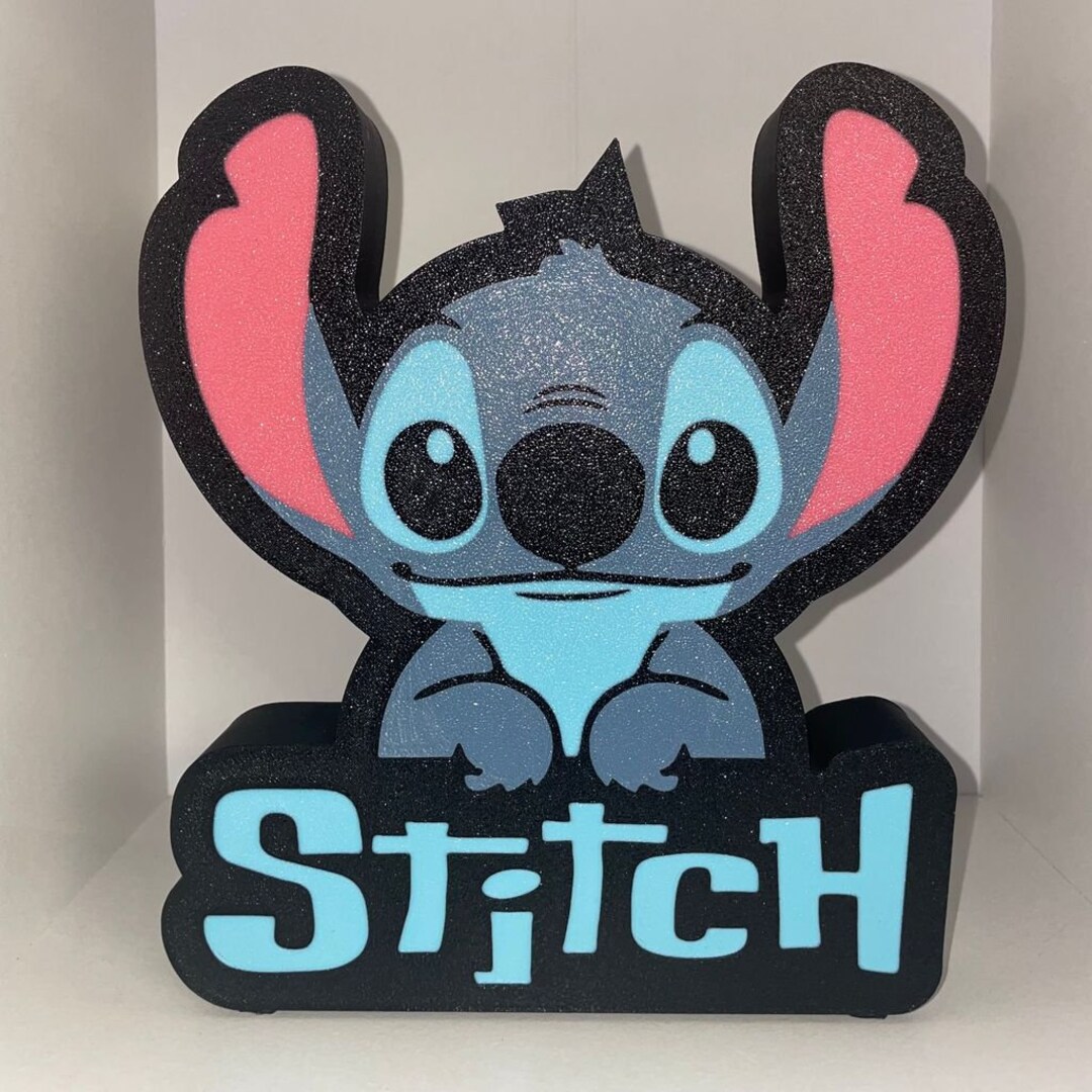 Stitch LED Lightbox - Etsy