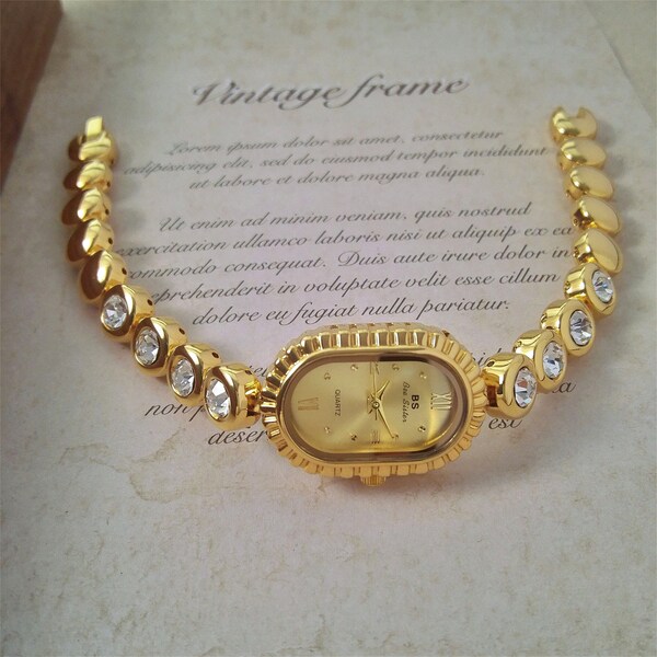 Gold Watch Women - Etsy