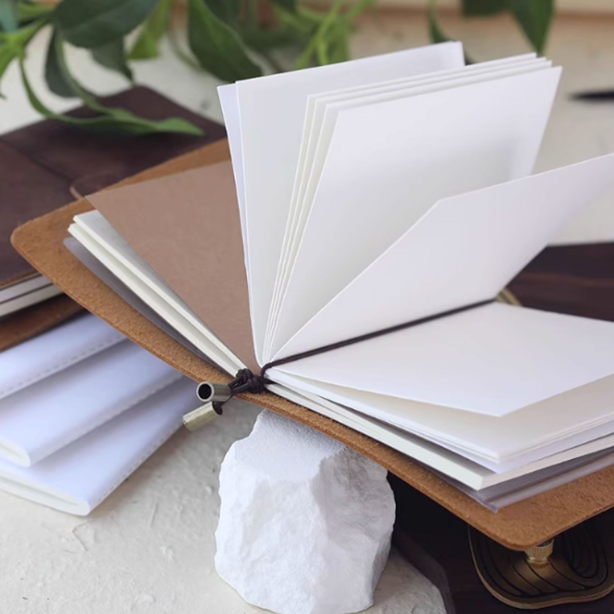 Personalized Leather Travel Watercolor Sketchbook, Custom Name Travel ...