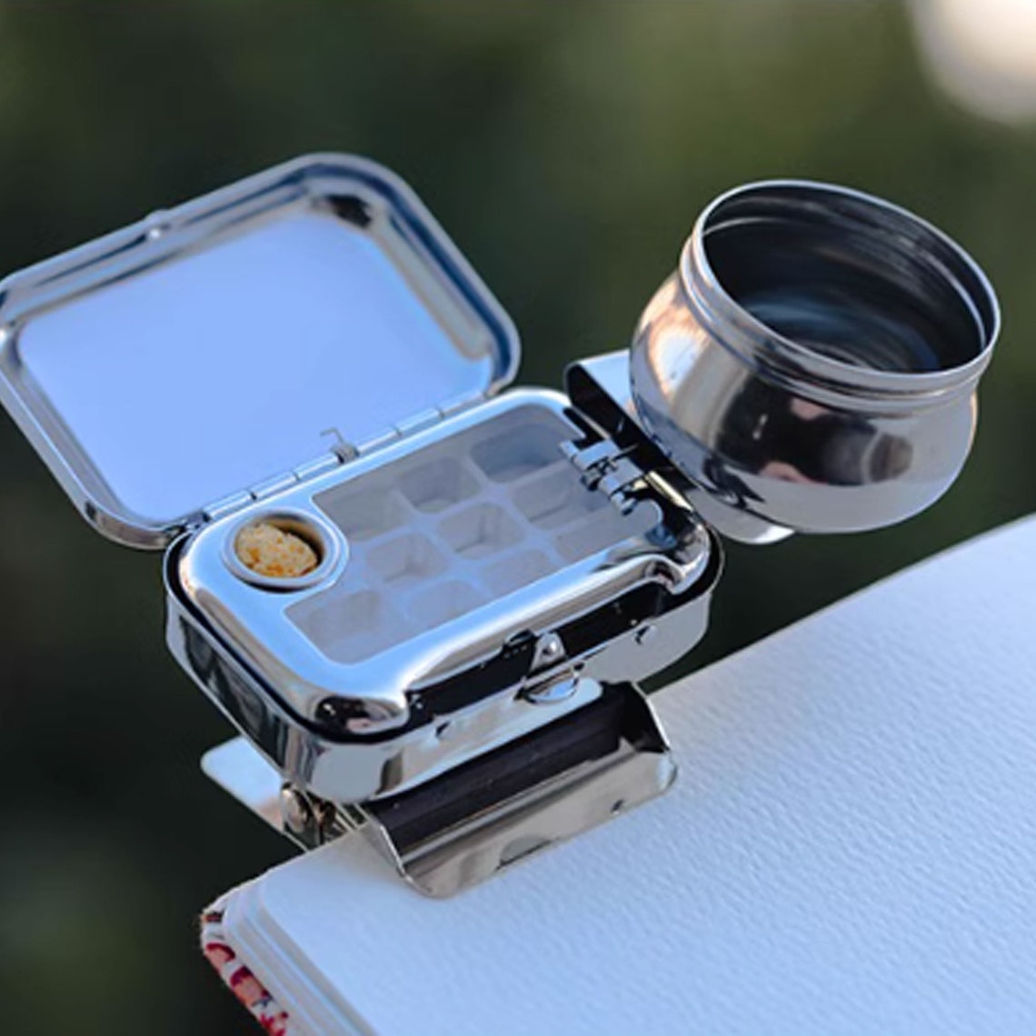 Metel Portable Paint Palette, Travel Watercolour Set, Watercolor ...