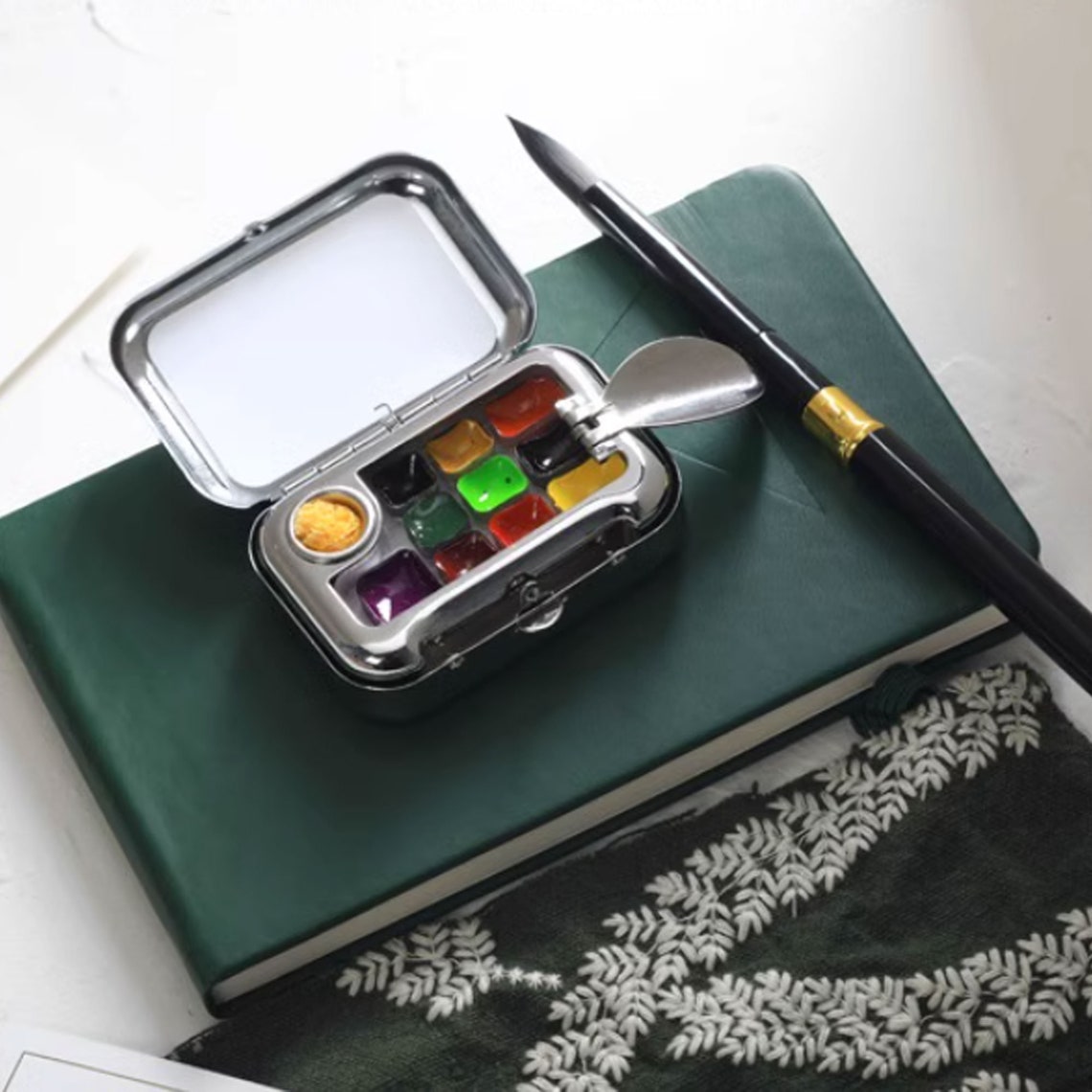 Metel Portable Paint Palette, Travel Watercolour Set, Watercolor ...