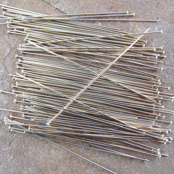 Genuine Copper Head Pins 80 22 Gauge 2 Inch Headpins - Etsy