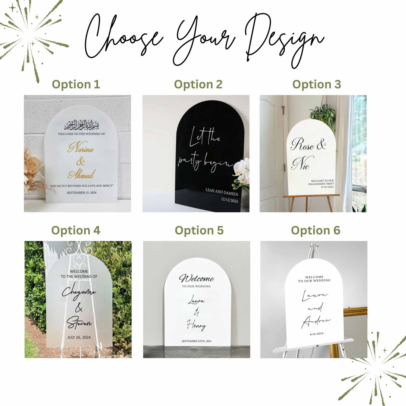 Arch Wedding Sign, Acrylic Wedding Welcome Sign, Custom Wedding Signage ...