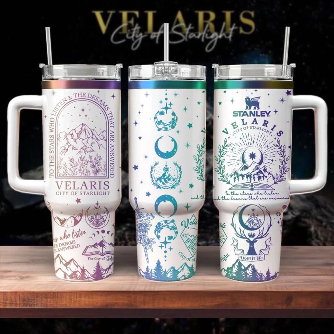 Velaris City of Starlight Stanley Tumbler 40oz, Fantasy Bookish Gift ...