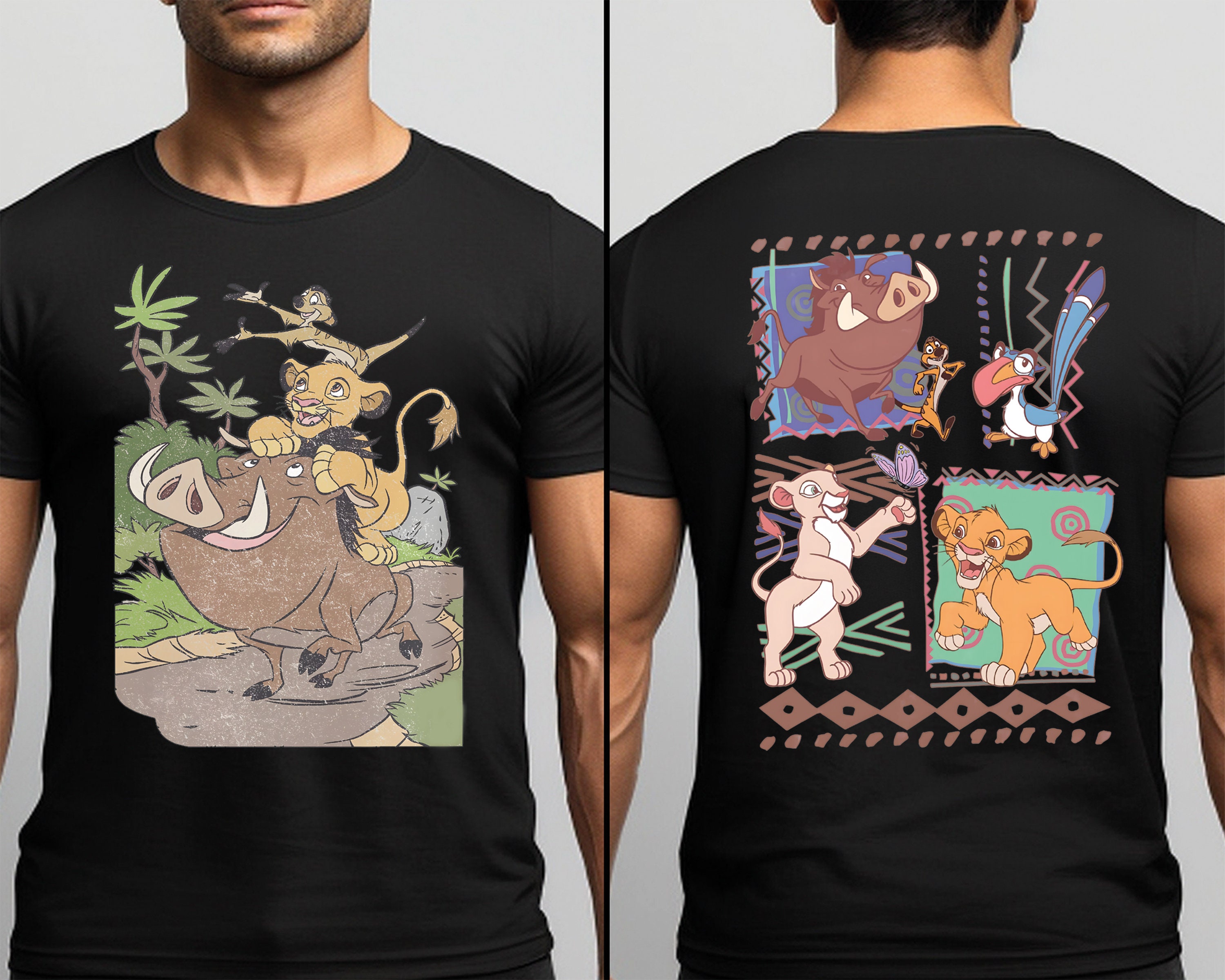 The Lion King Simba Timon Pumbaa Shirt, Hakuna Matata Retro Sweatshirt ...