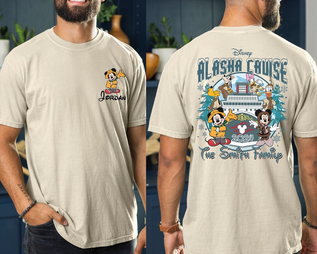 Disney Alaska Cruise Shirt, Disney Family Trip Tee, Mickey and Friends Disney Alaska T-shirt ...