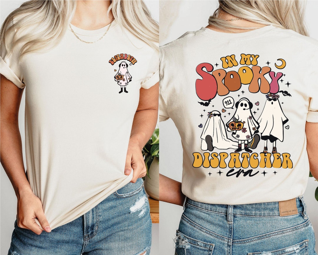 In My Spooky Dispatcher Era T-shirt, Halloween Vibe Shirt, Spooky ...