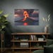 Island Volcano Eruption Matte Canvas Wall Art - Etsy