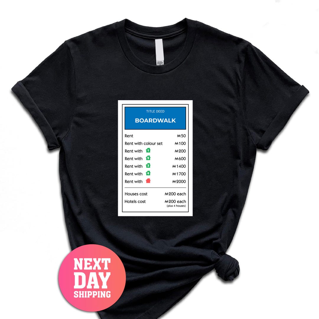 Monopoly Game, Costume Shirt, Monopoly Game Cards Cosplay, Monopoly ...
