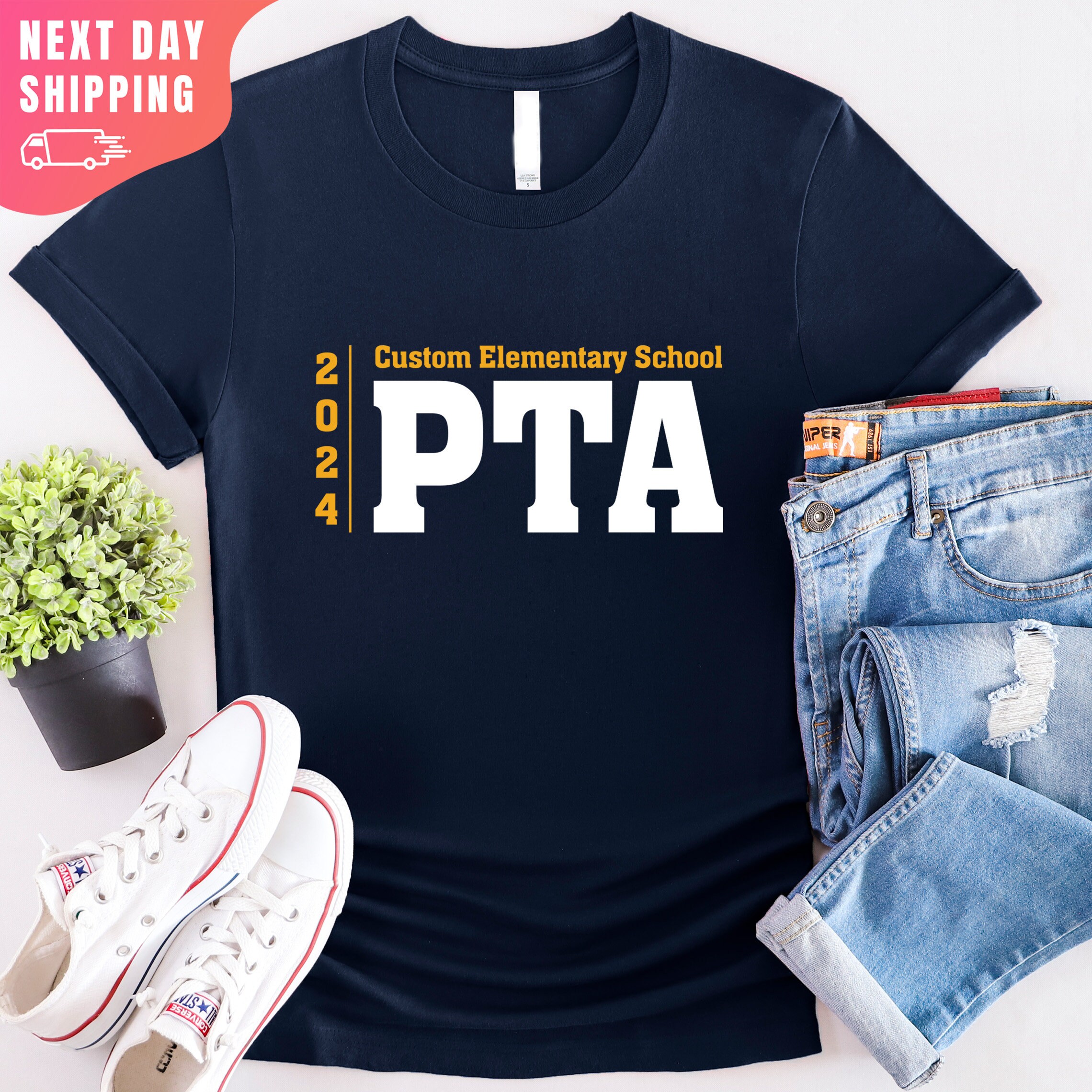 Custom PTA Shirt, Parent Teacher Organization Association Shirt, Custom ...