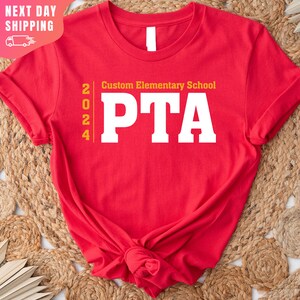 Custom PTA Shirt, Parent Teacher Organization Association Shirt, Custom ...