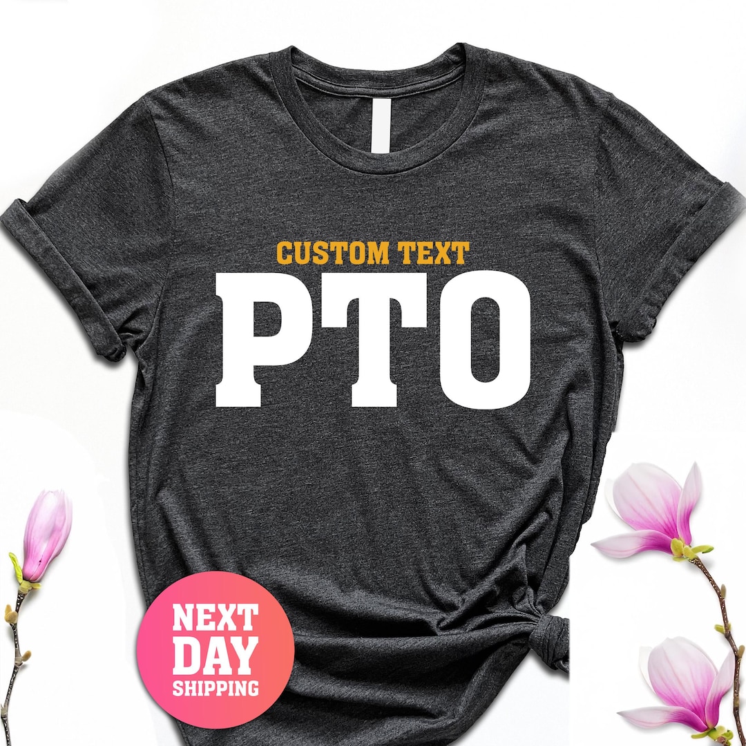 Custom PT0 Shirt, Parent Teacher Organization Association Shirt, Custom ...