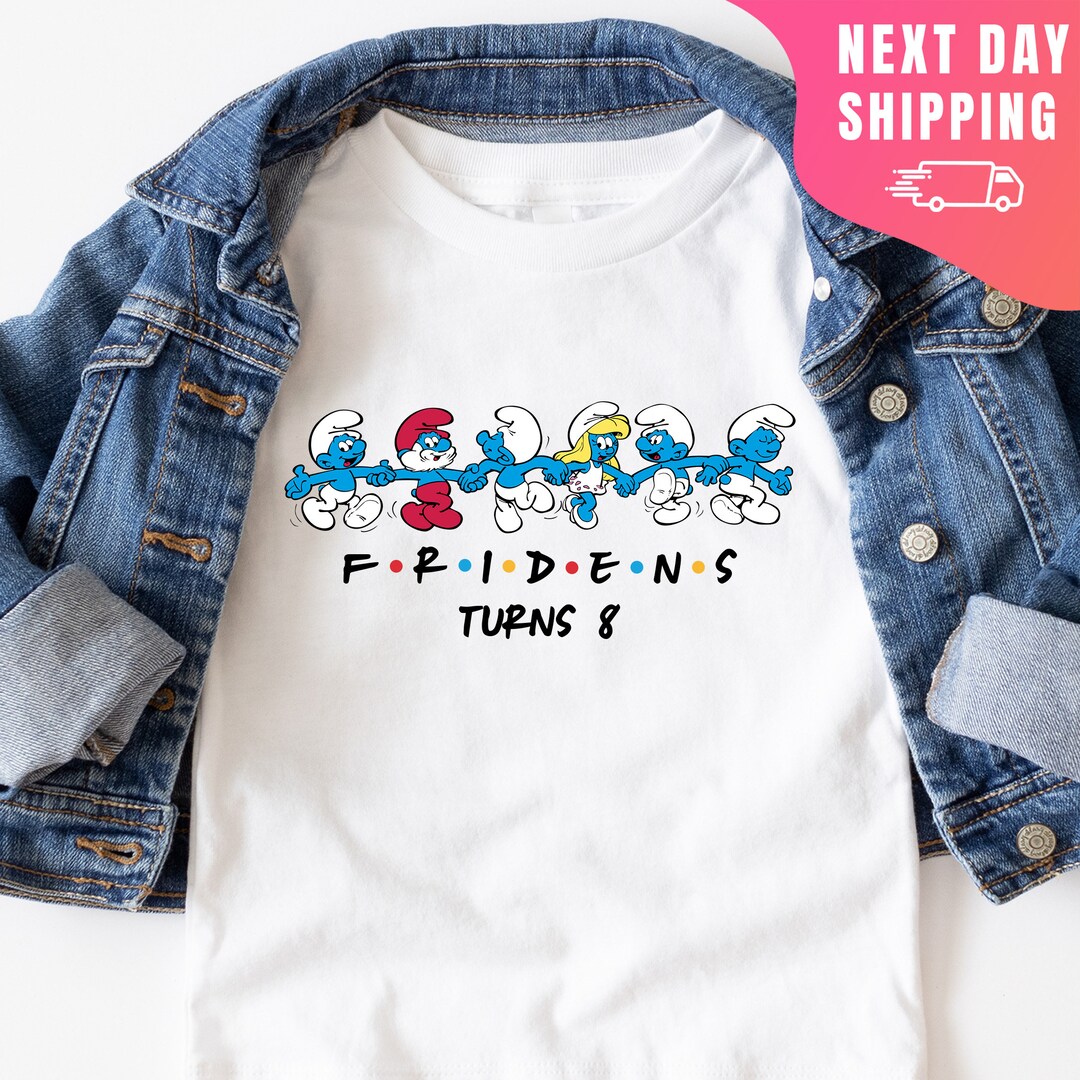 Smurfs Friends Shirt, Smurfs Family Shirt, Smurfs Birthday Shirt, Group ...