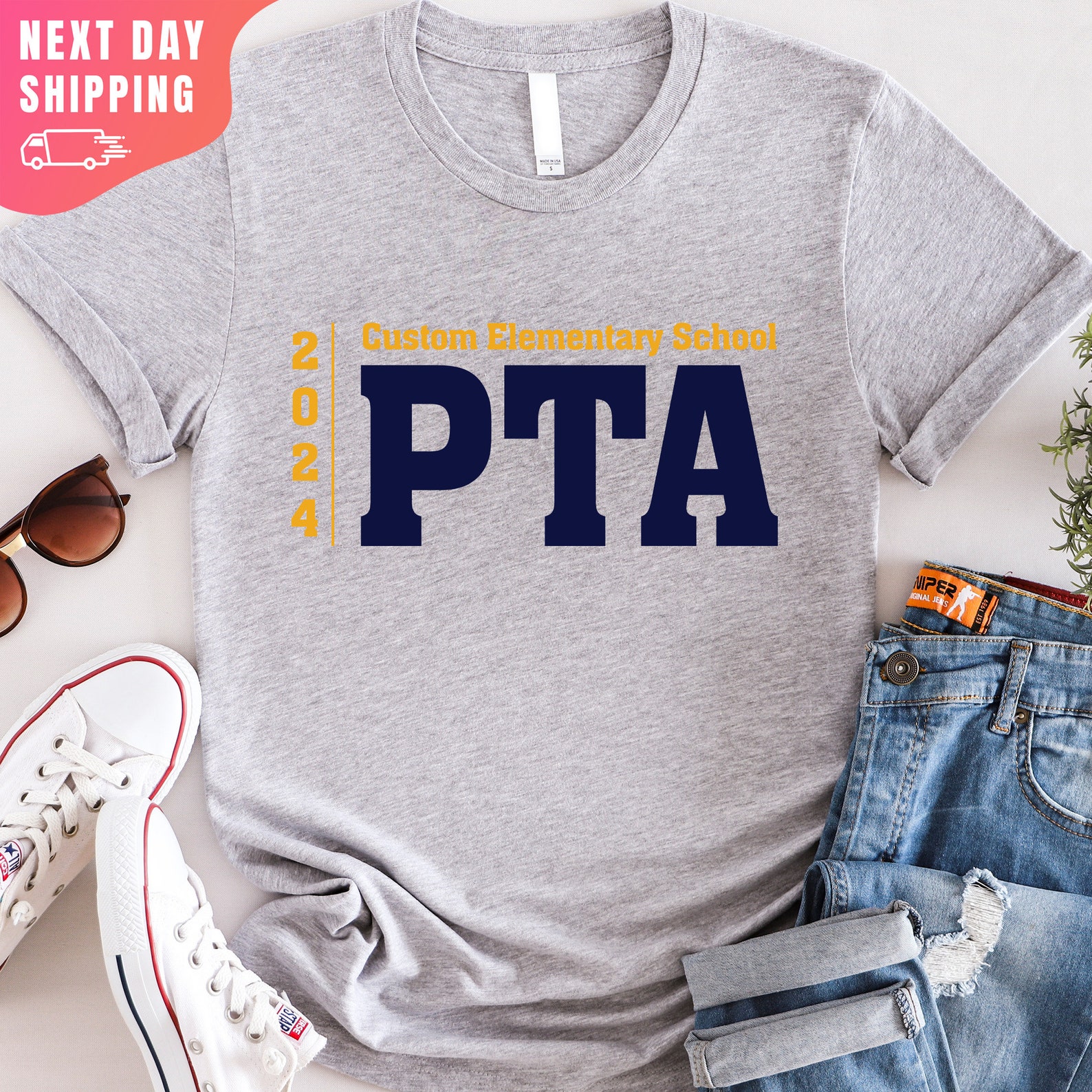Custom PTA Shirt, Parent Teacher Organization Association Shirt, Custom ...
