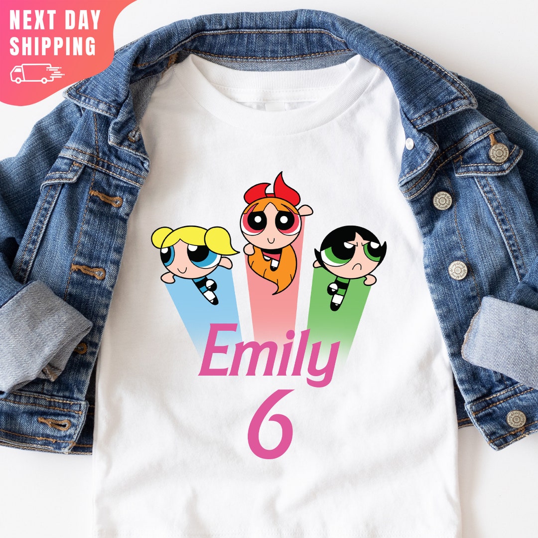 Powerpuff Girls Birthday Shirt,powerpuff Girls T-shirt,birthday ...