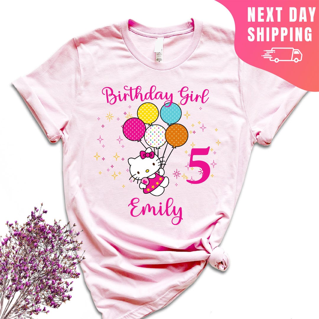 Custom Hello Kitty Shirt, Birthday Hello Kitty Shirt, Hello Birthday ...
