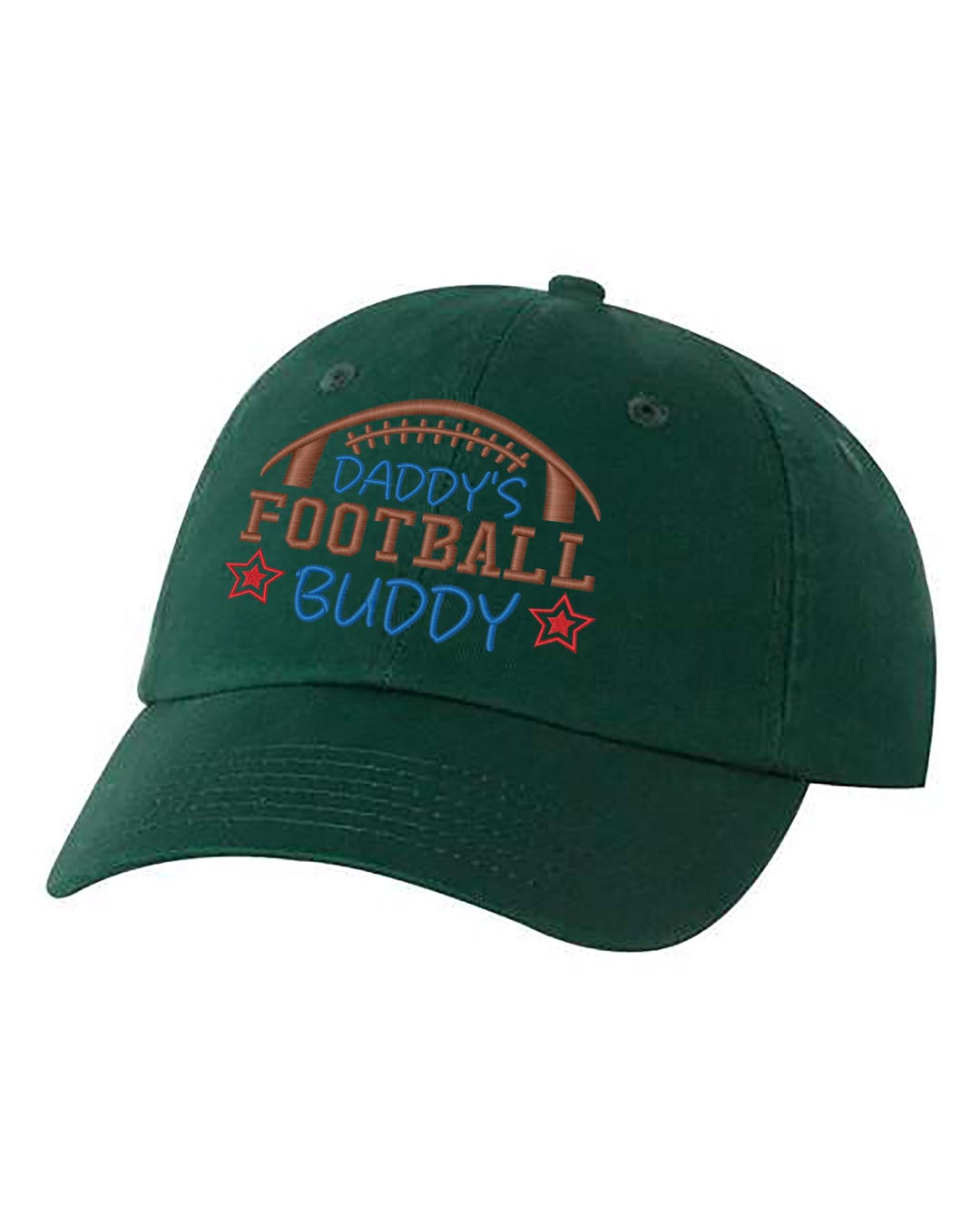 Embroidered Daddy's Football Buddy Baseball Cap, Football Fans Cap ...