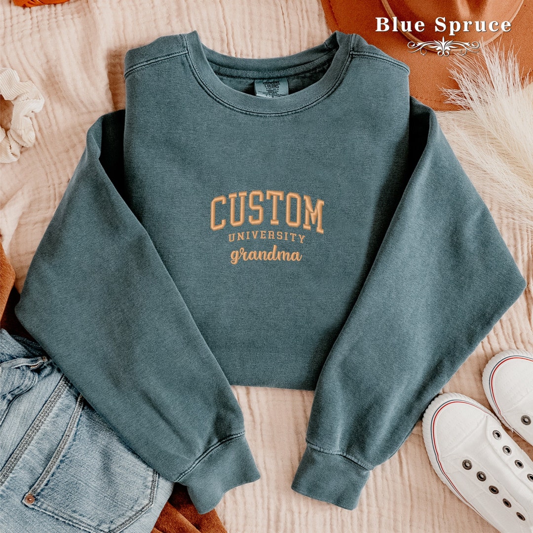 Custom University Sweater, Personalized Granny Sweater, Custom ...