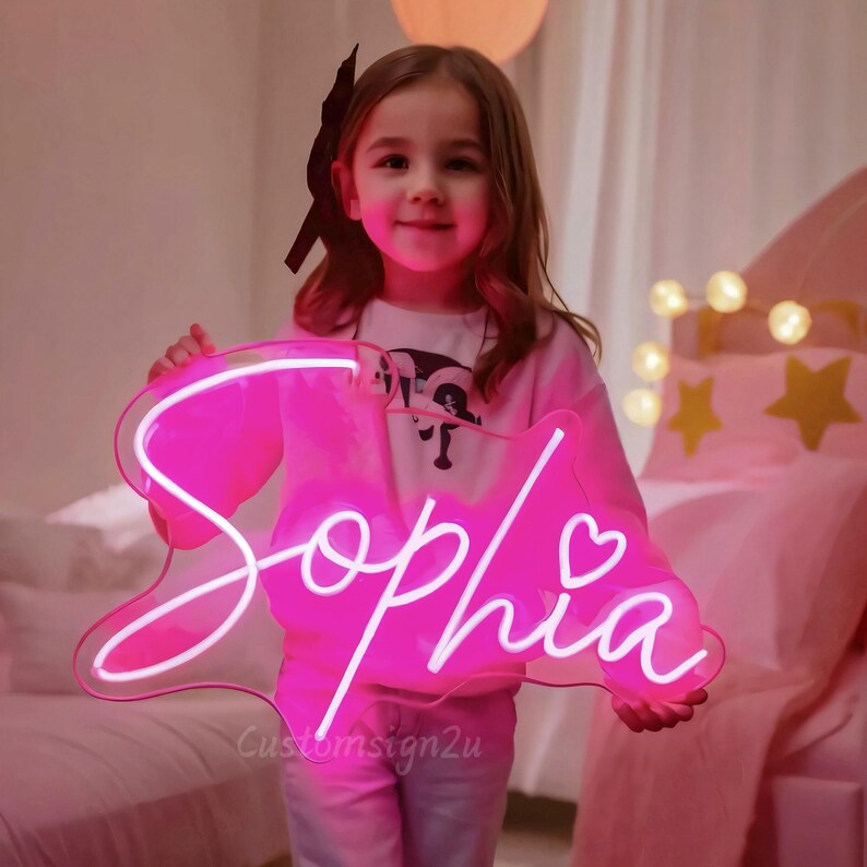 Custom Name Neon Sign | Gifts for Kids | Neon Lights｜teenage Girls ...