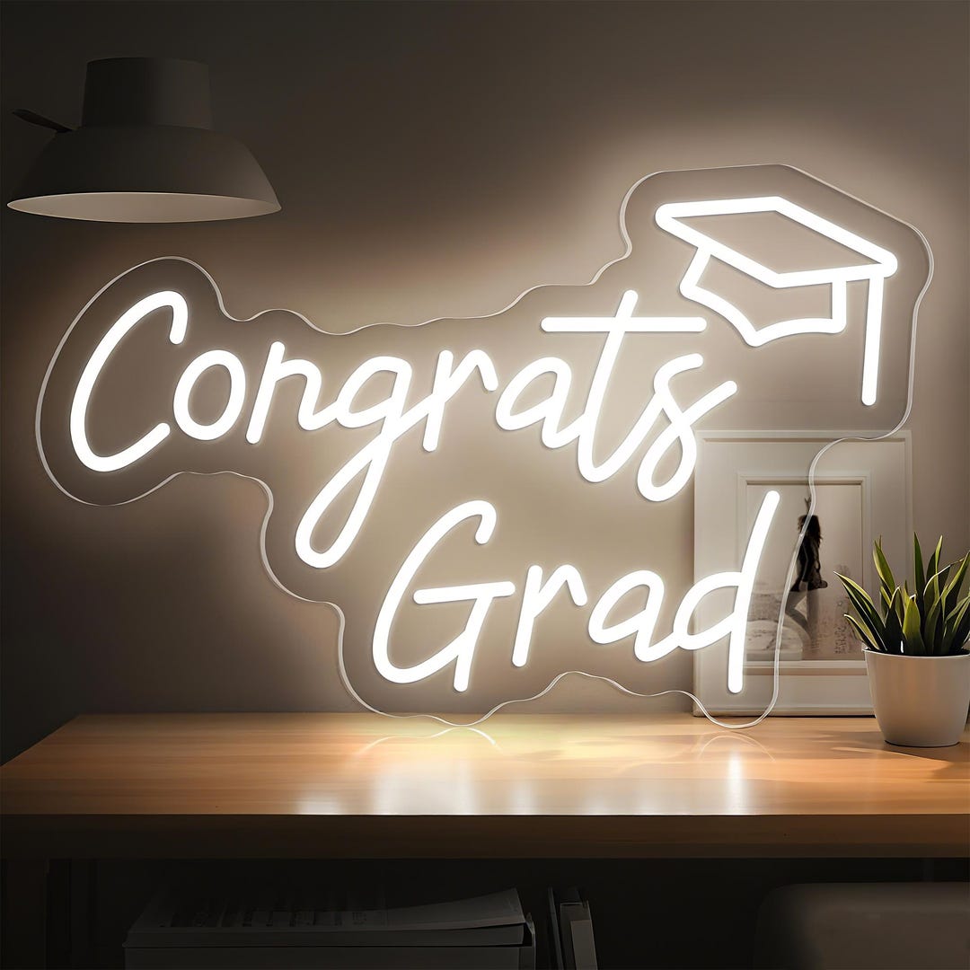 Congrats Neon Sign,congrats Name Sign,custom Congrats Neon Sign ...