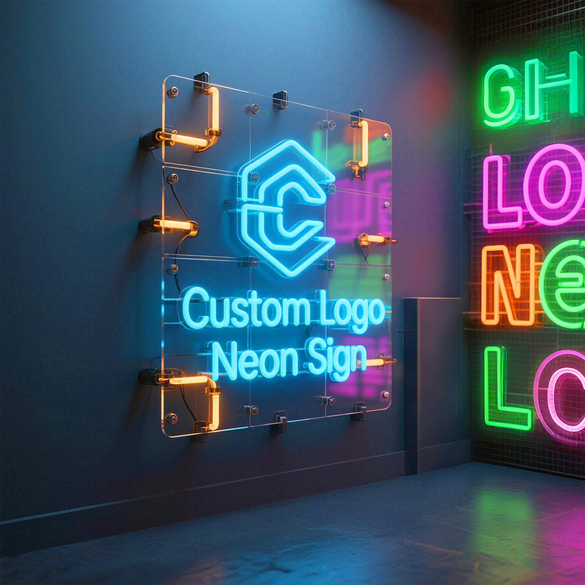 Logo Neon Sign | Custom Neon Sign | Neon Sign | Business Neon Sign ...