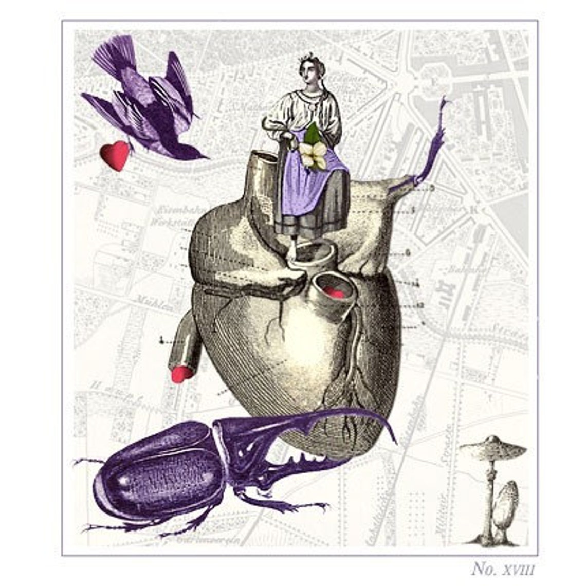 Surreal Greeting Cards Art Whimsical Funny Edgy Original - Etsy