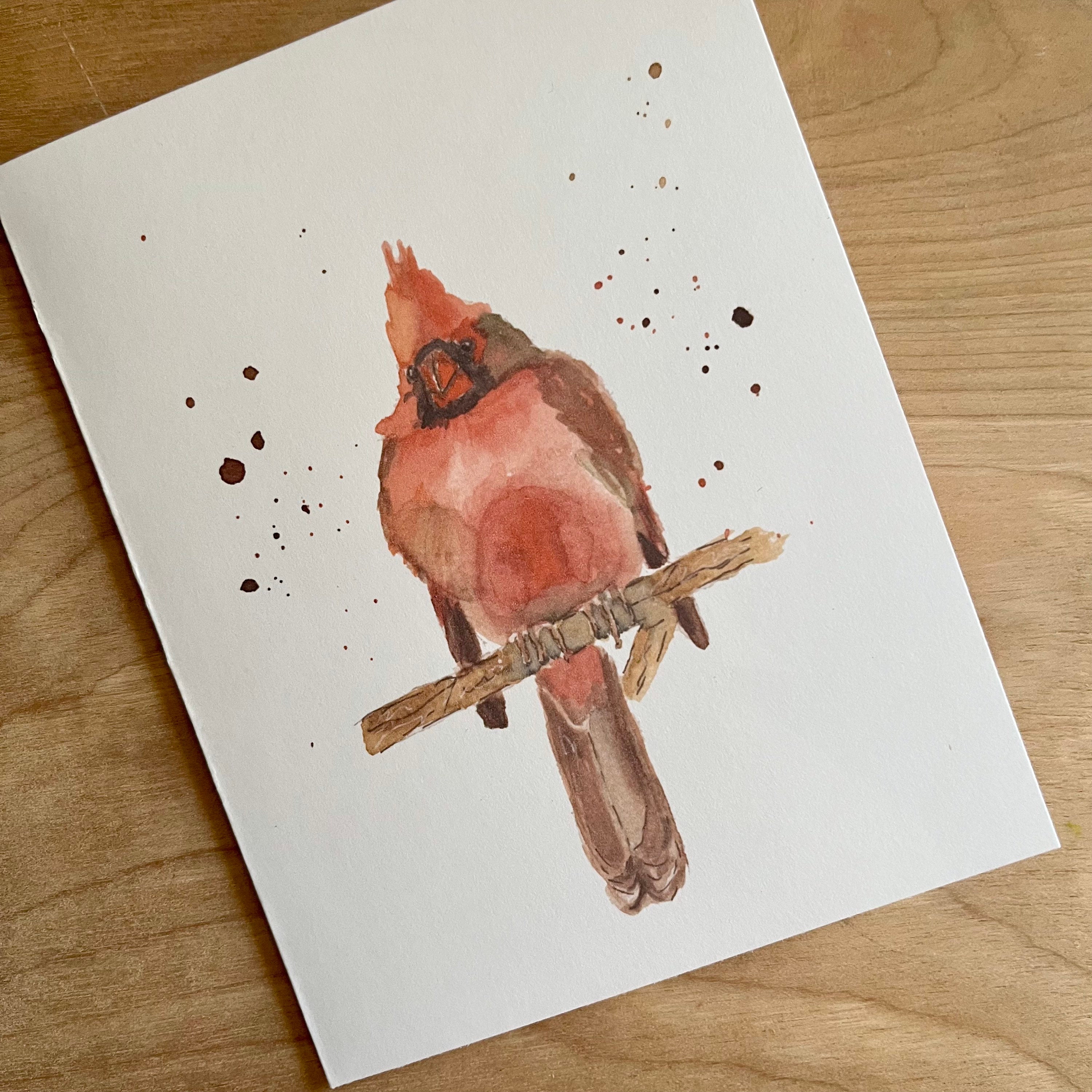 Cardinal Note Cards A2 4 1/4 X 5 1/2 - Etsy