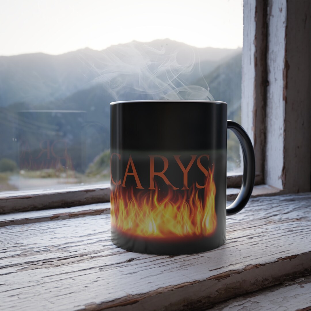 Dracarys Mug, GOT, House of Targaryen, Fun Mug, Temper Sensitive Mug ...