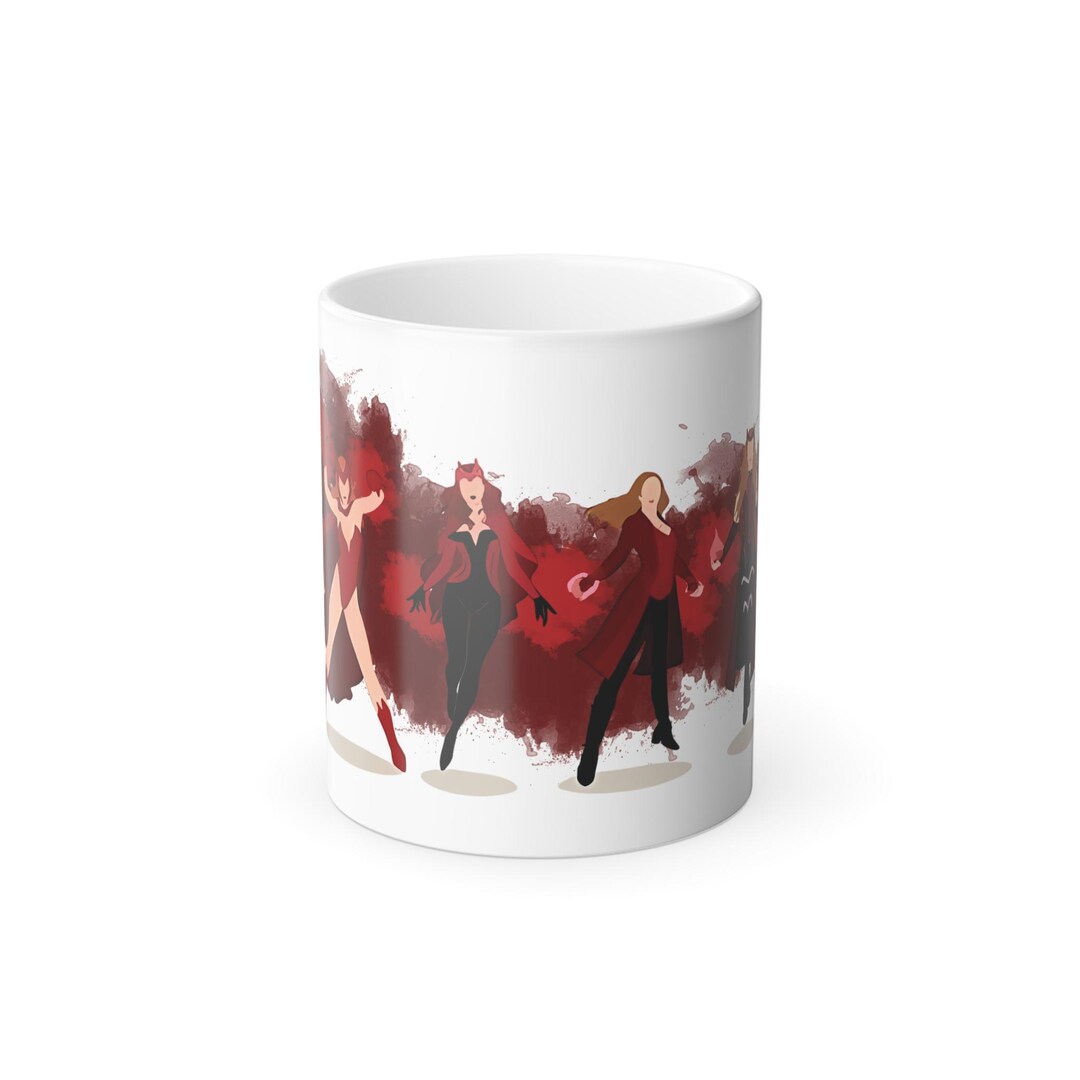 Wanda Maximoff Magic Mug – Color-changing Thermal Mug, Marvel Avengers ...