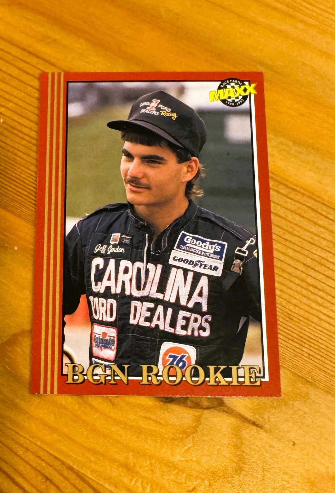 1992 Maxx Trading Card #50 Jeff Gordon Rookie of the Year NASCAR - Etsy