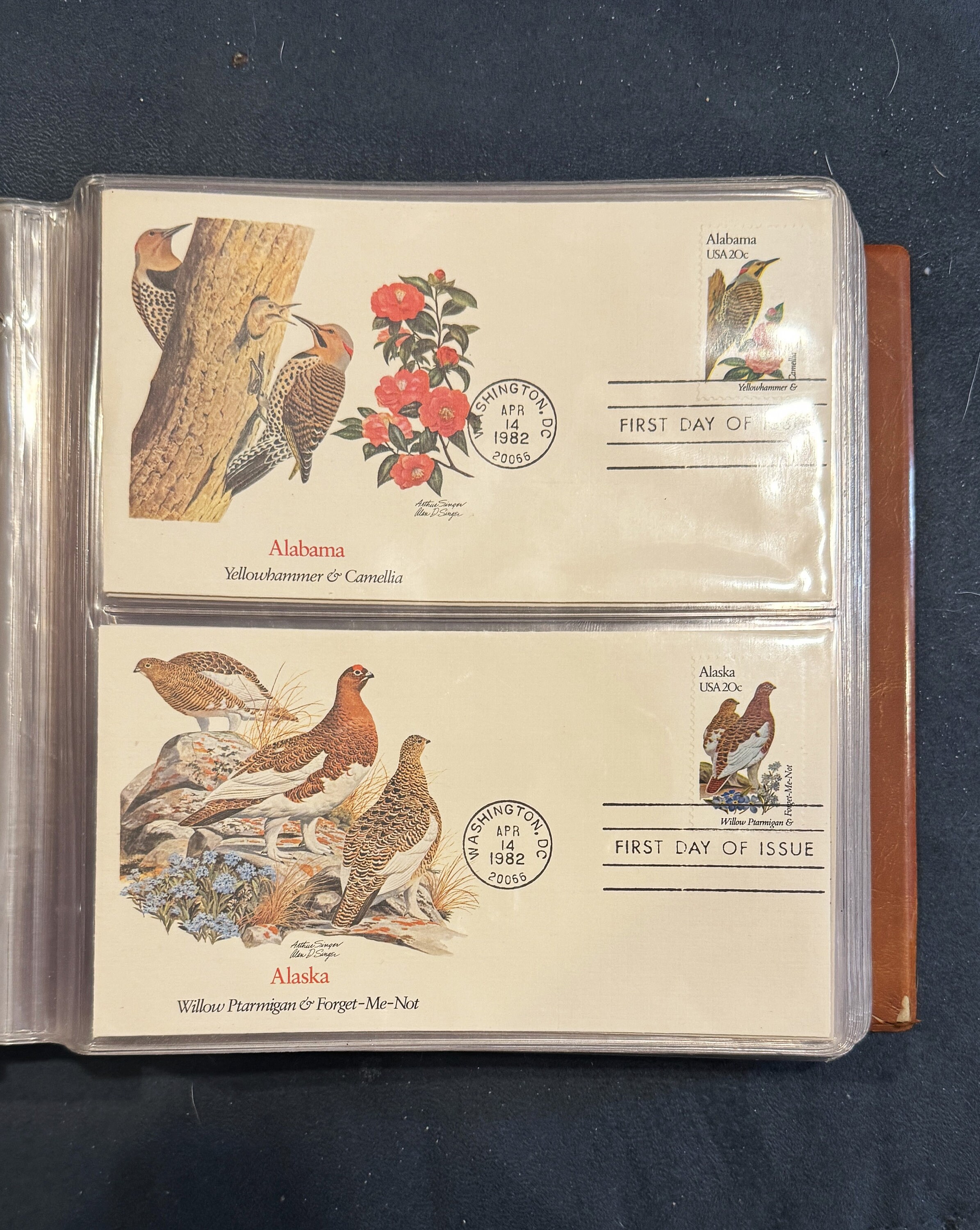 The Birds & Flowers of the 50 States Book Binder 1982 - Etsy