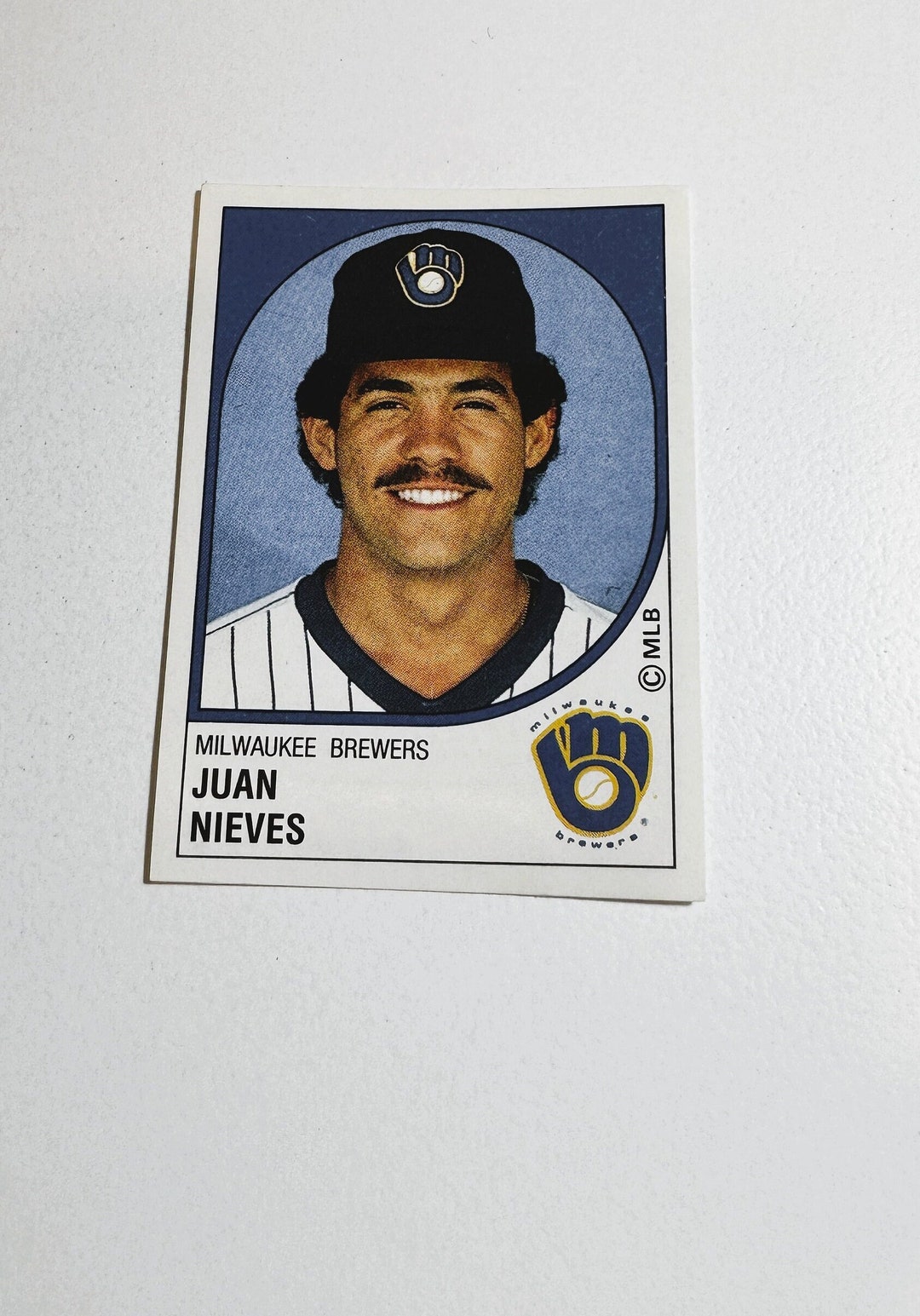 Panini Baseball 1988 Sticker Juan Nieves Milwaukee Brewers - Etsy