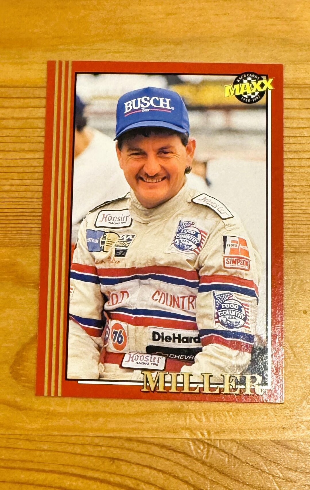 1992 Maxx Trading Card #84 Butch Miller NASCAR Free Shipping - Etsy